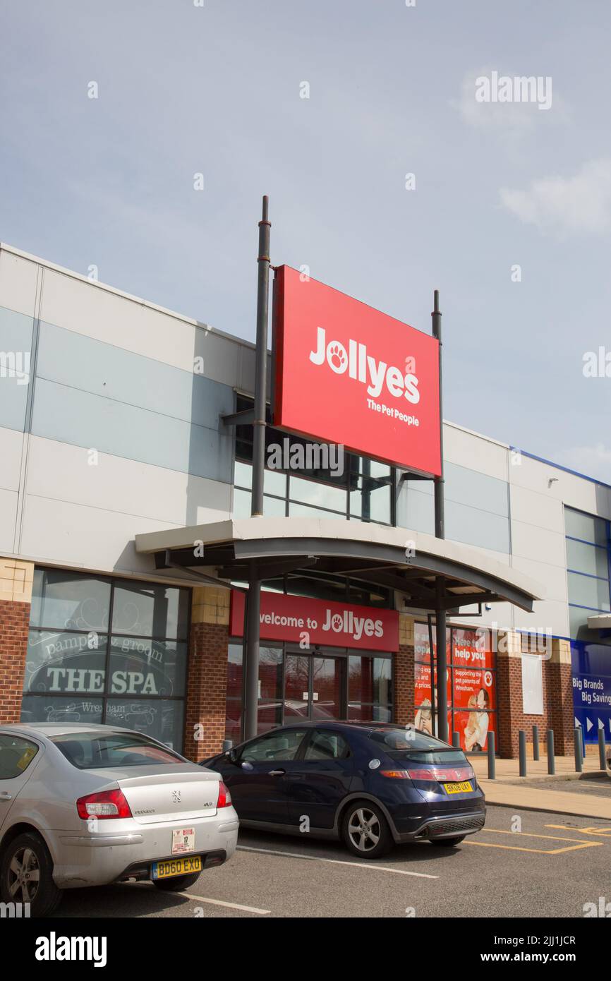 Border Retail Park, Wrexham Stock Photo - Alamy