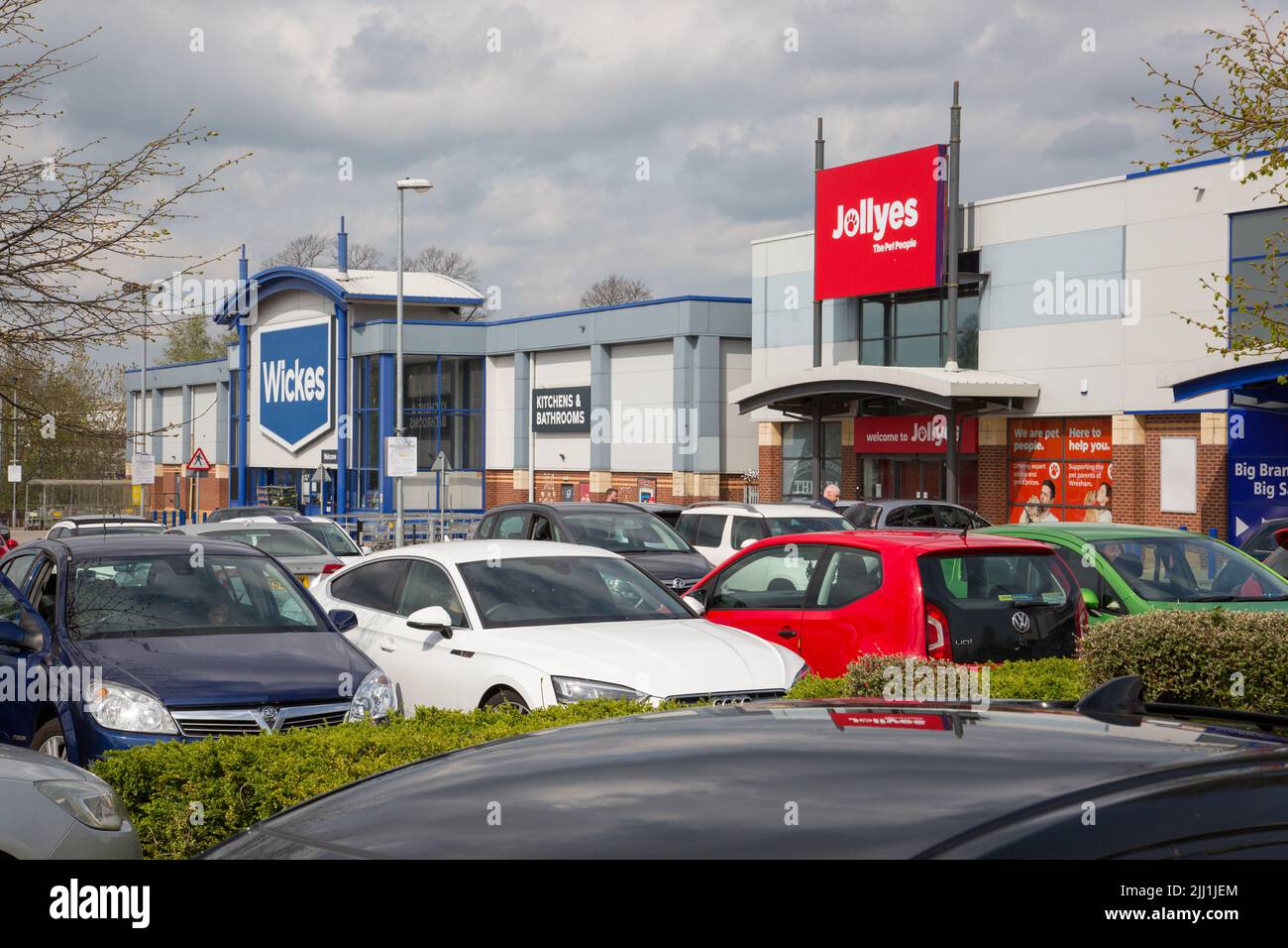Border Retail Park, Wrexham Stock Photo - Alamy