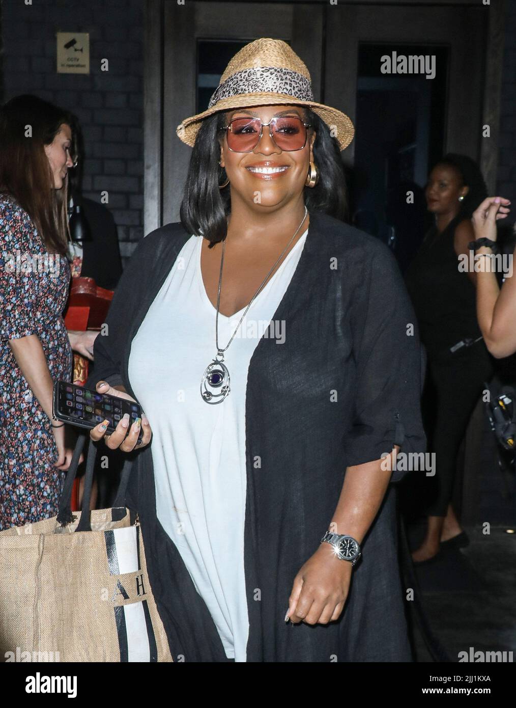 Alison Hammond seen attending the ITV Summer Party 2022 at The Mandrake ...