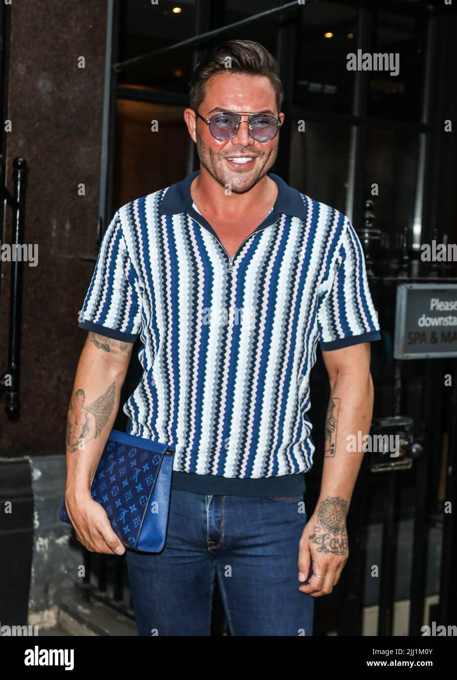 Bobby Norris seen attending the ITV Summer Party 2022 at The Mandrake ...