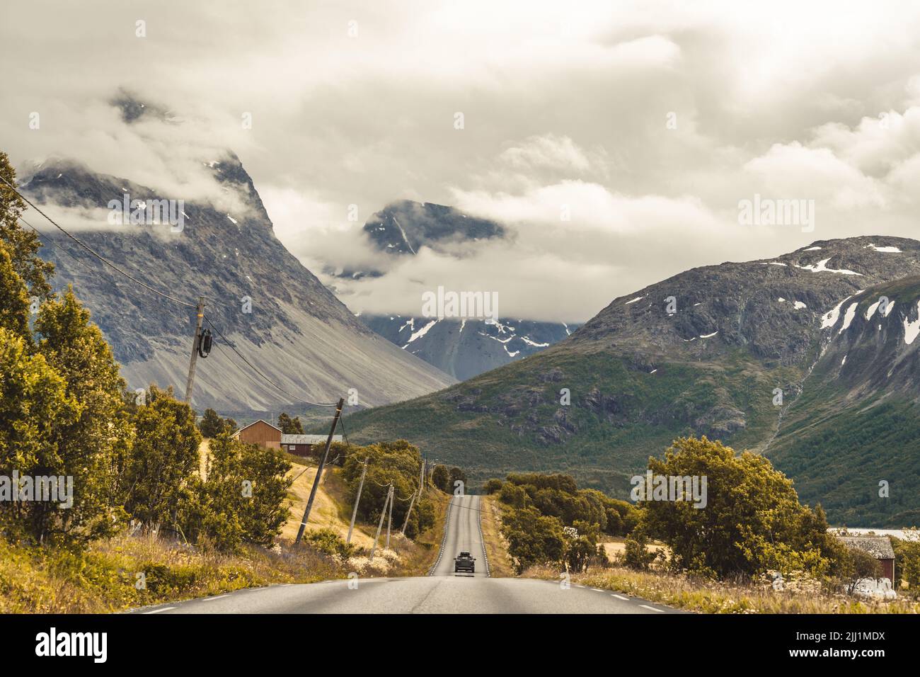 Car roads at the empty road Stock Photo - Alamy