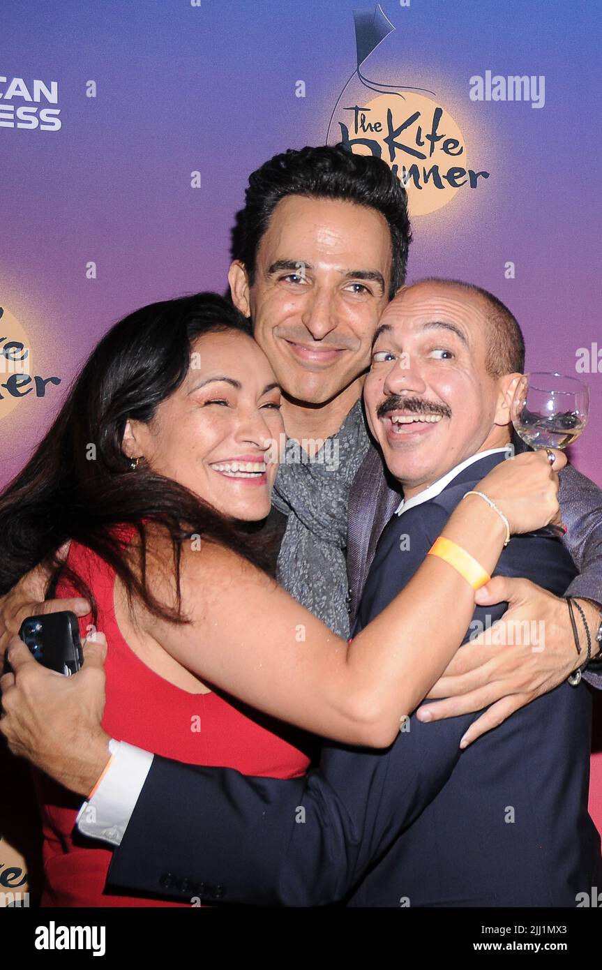 Amier Arison and Evan Zes attend The Kite Runner Opening Night After ...