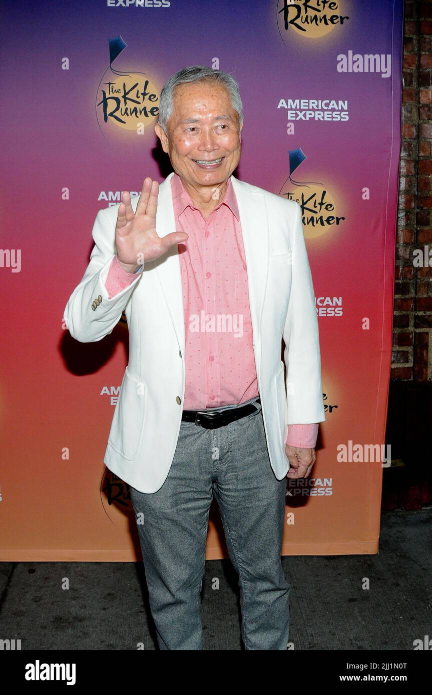 George Takei attends 'The Kite Runner' Broadway Opening Night at the ...