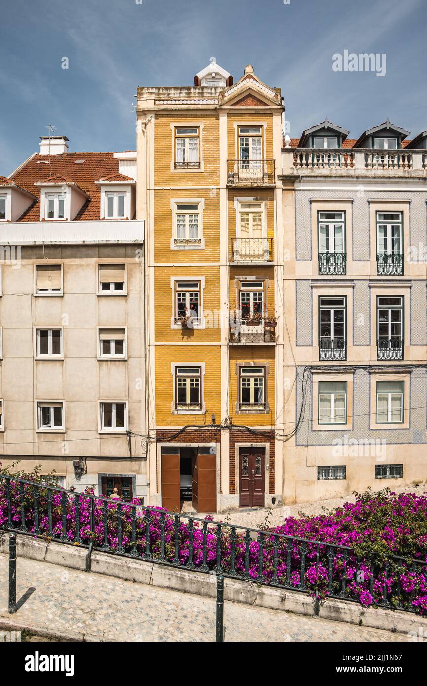 Lisbon architecture on sunny hi-res stock photography and images - Alamy
