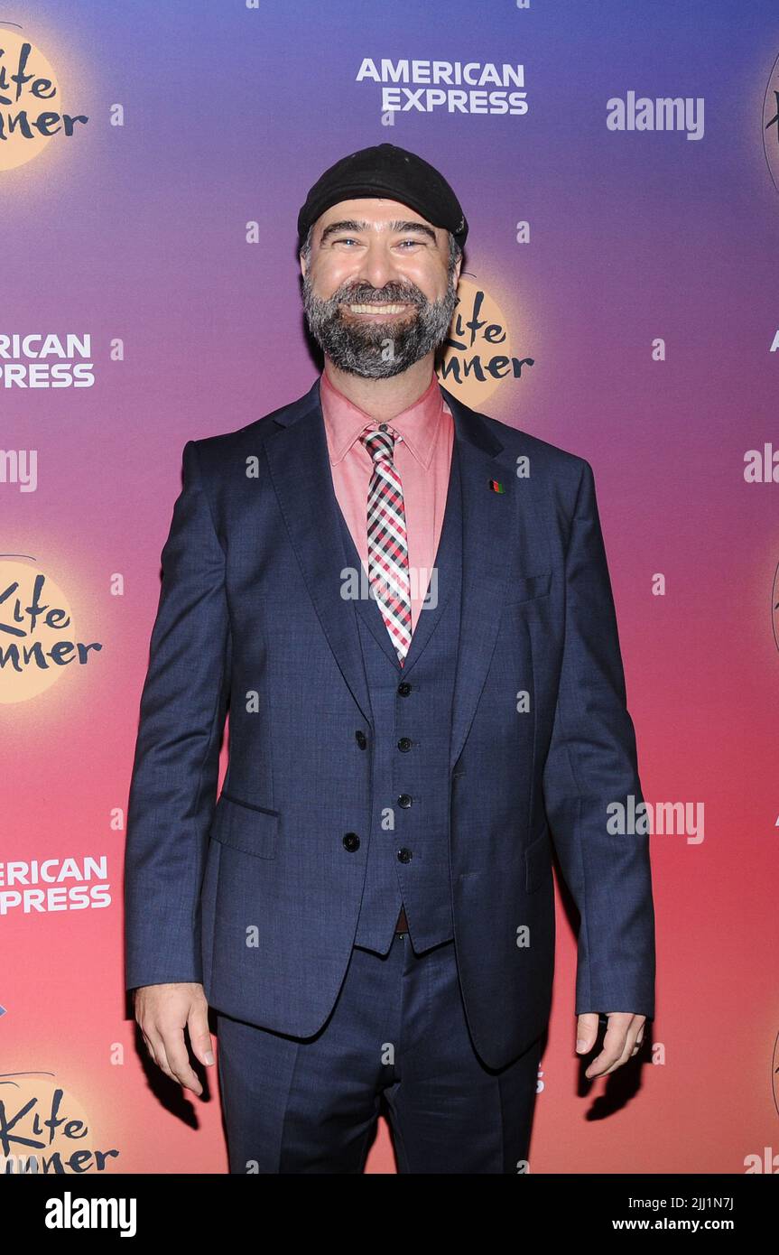 New York, USA. 21st July, 2022. Barzin Akhavan attends The Kite Runner ...