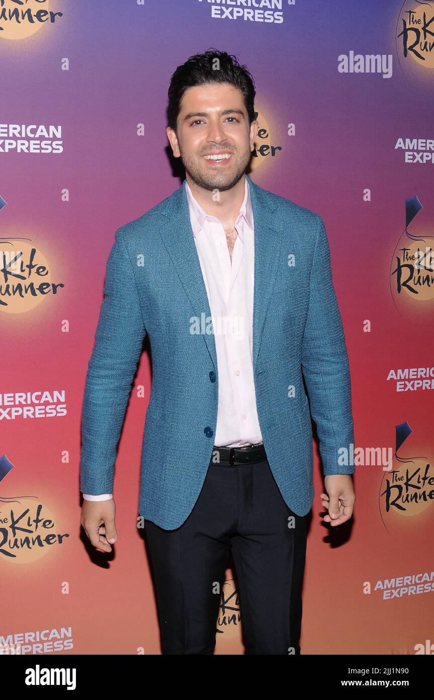Beejan Land attends The Kite Runner Opening Night After Party at Sardi ...