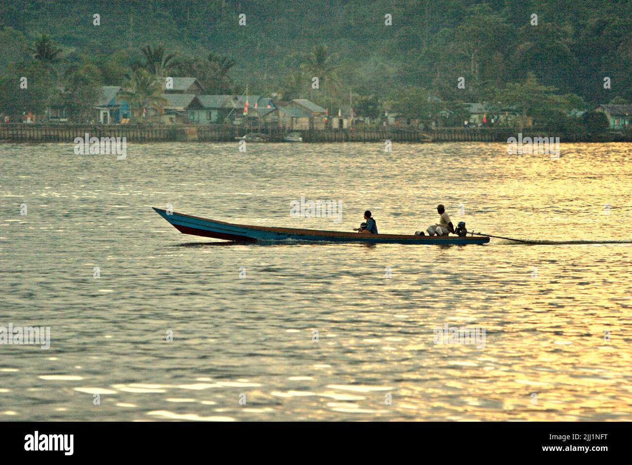 Motorised longboat hi-res stock photography and images - Alamy