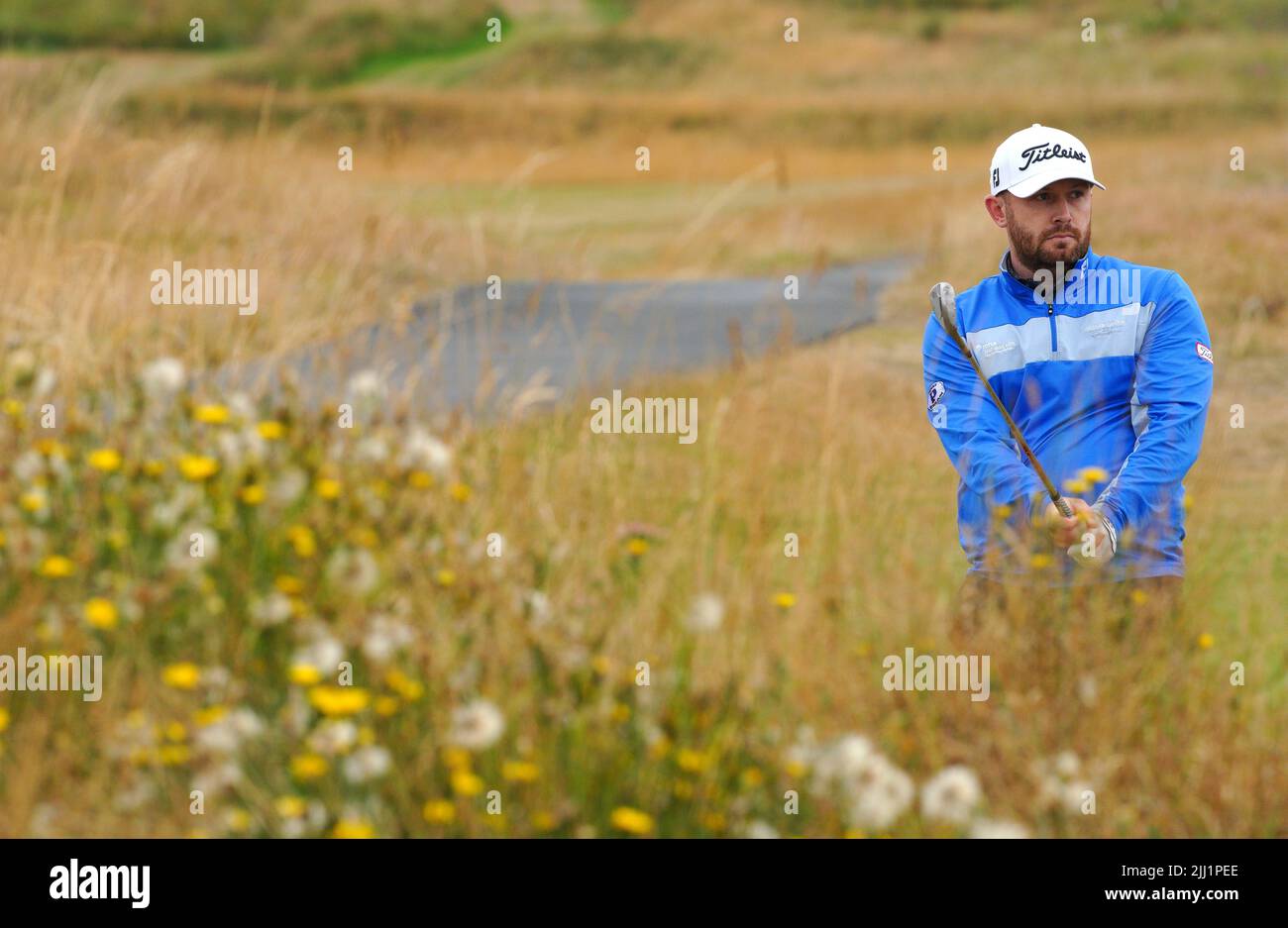 Garrick Porteous on the ninth during day two of of the Cazoo Open at ...