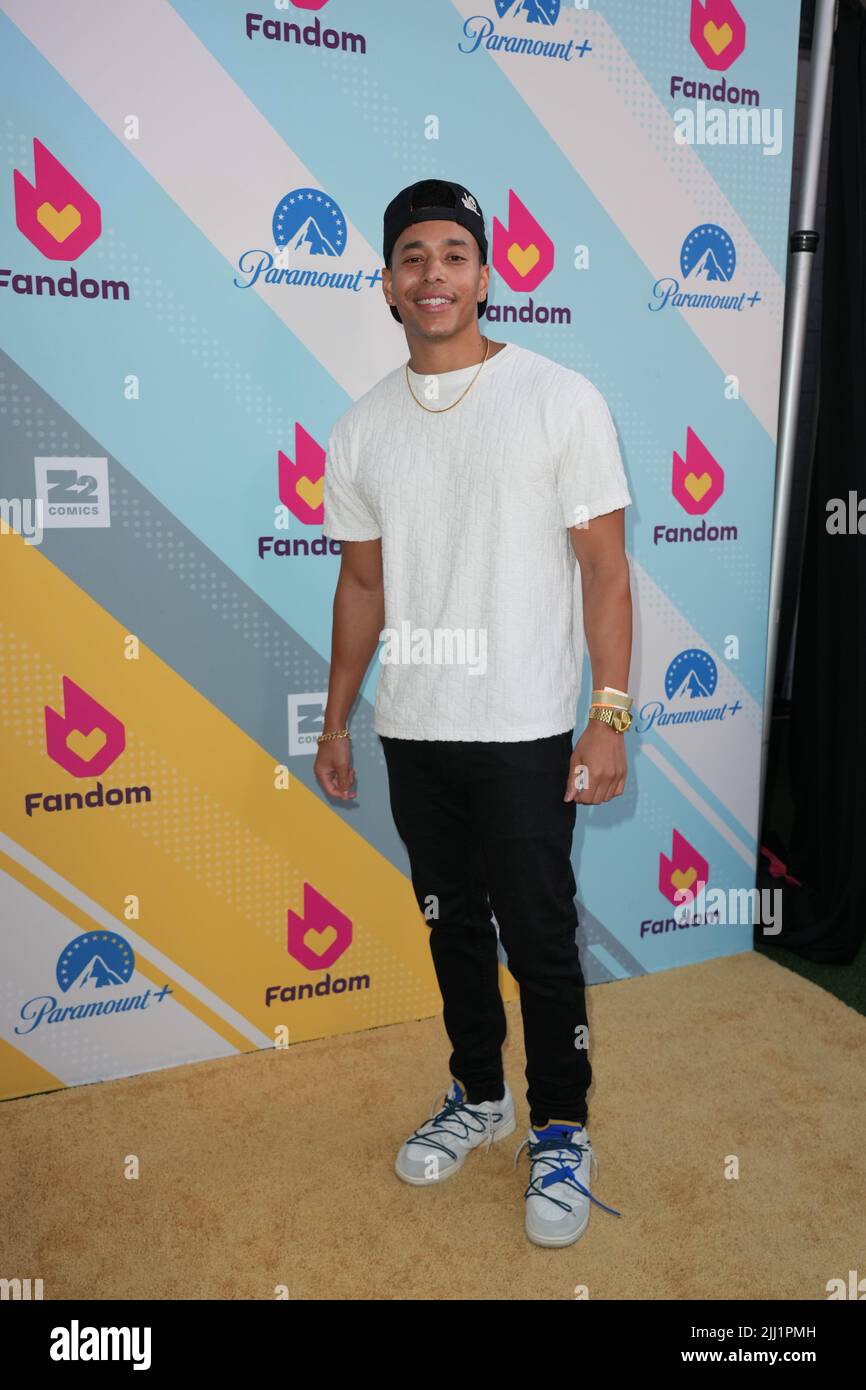 San Diego, CA. 21st July, 2022. Dominic Goodman attending the Fandom ...