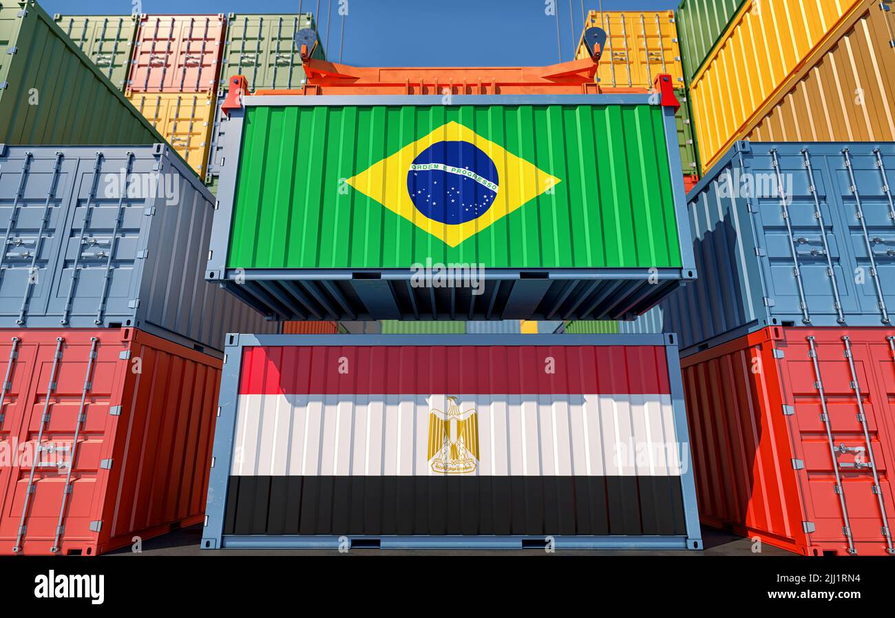 Brazil egypt flag hi-res stock photography and images - Alamy