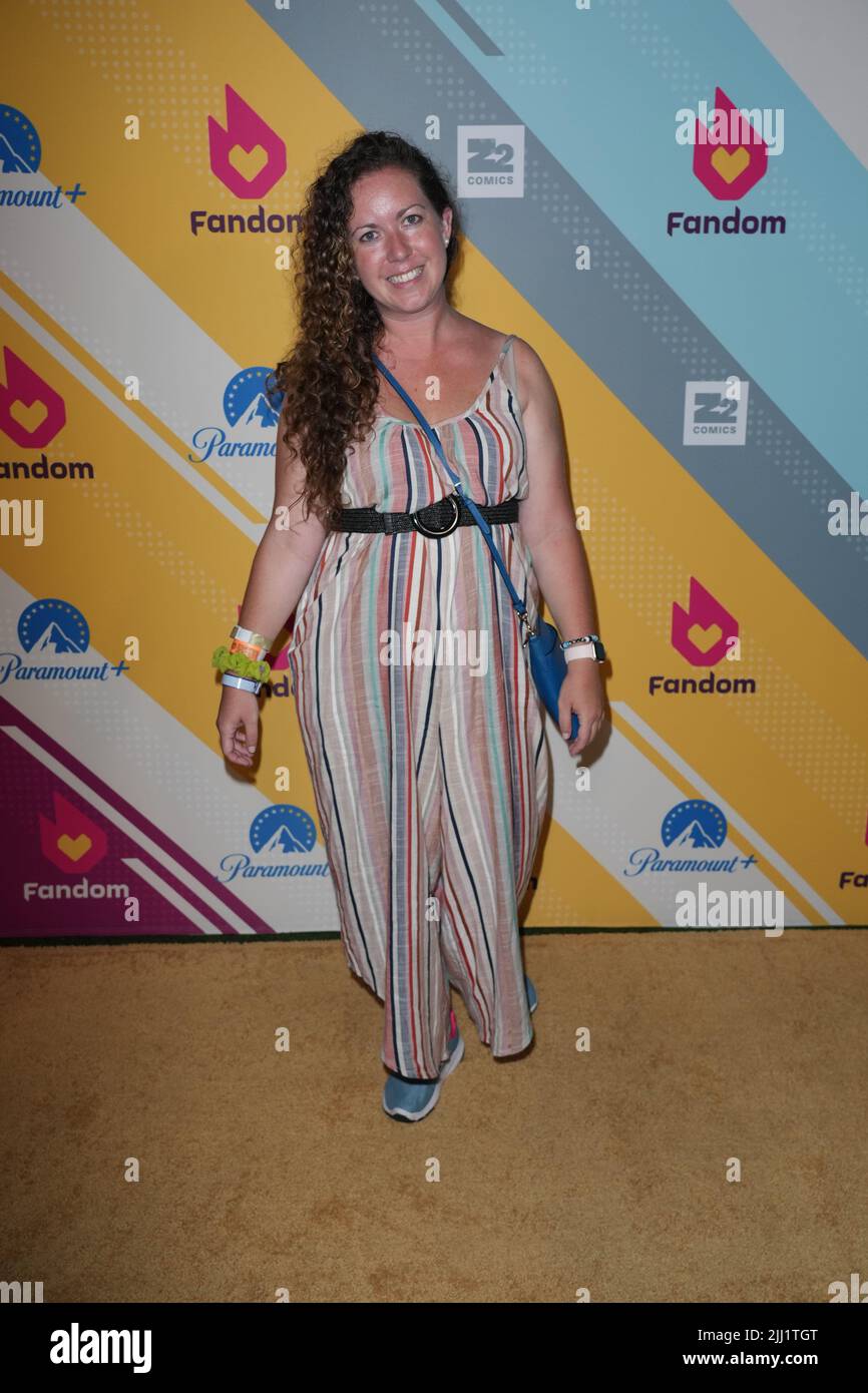 San Diego, CA. 21st July, 2022. Meghan Fitzmartin attending the Fandom ...