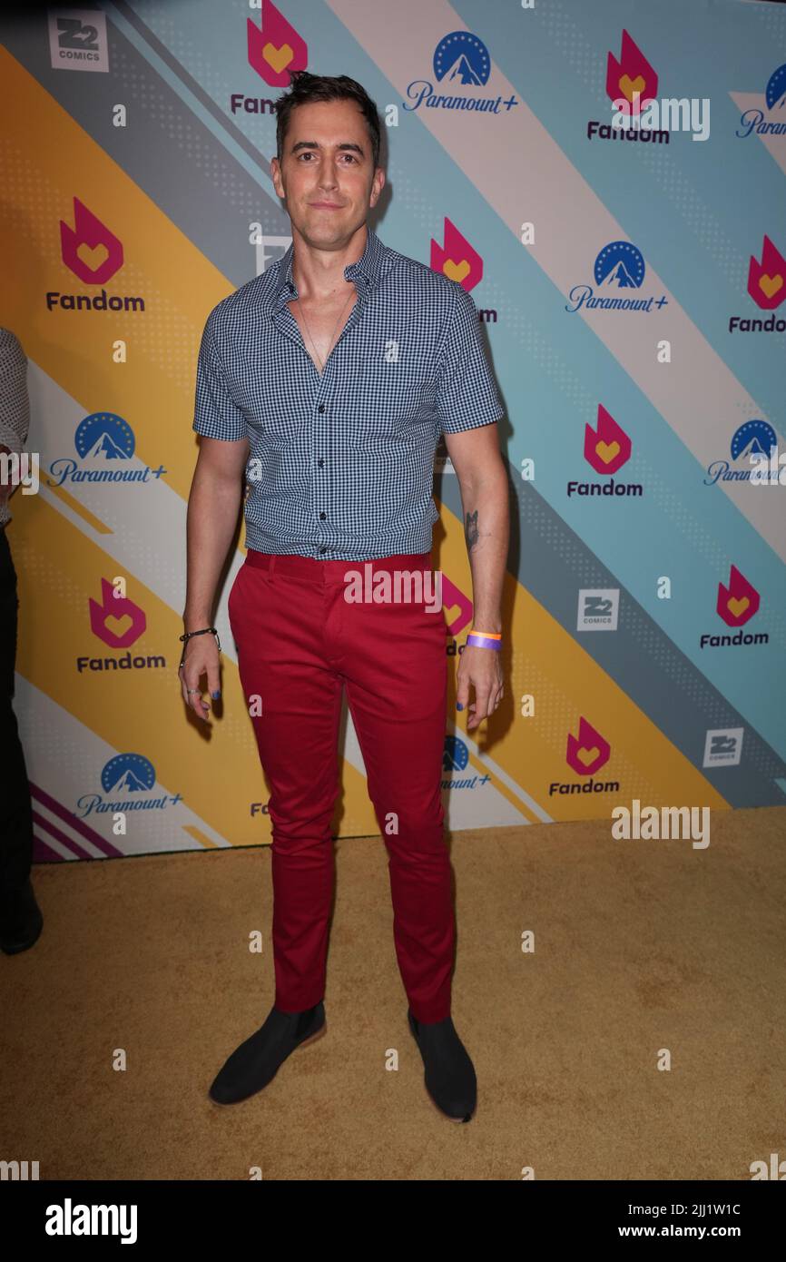 San Diego, CA. 21st July, 2022. Adam J. Yeend attending the Fandom ...