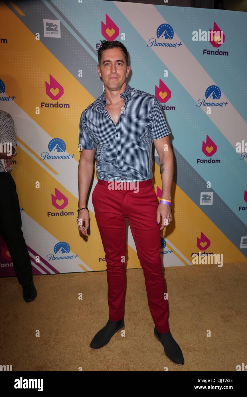 San Diego, CA. 21st July, 2022. Adam J. Yeend attending the Fandom ...