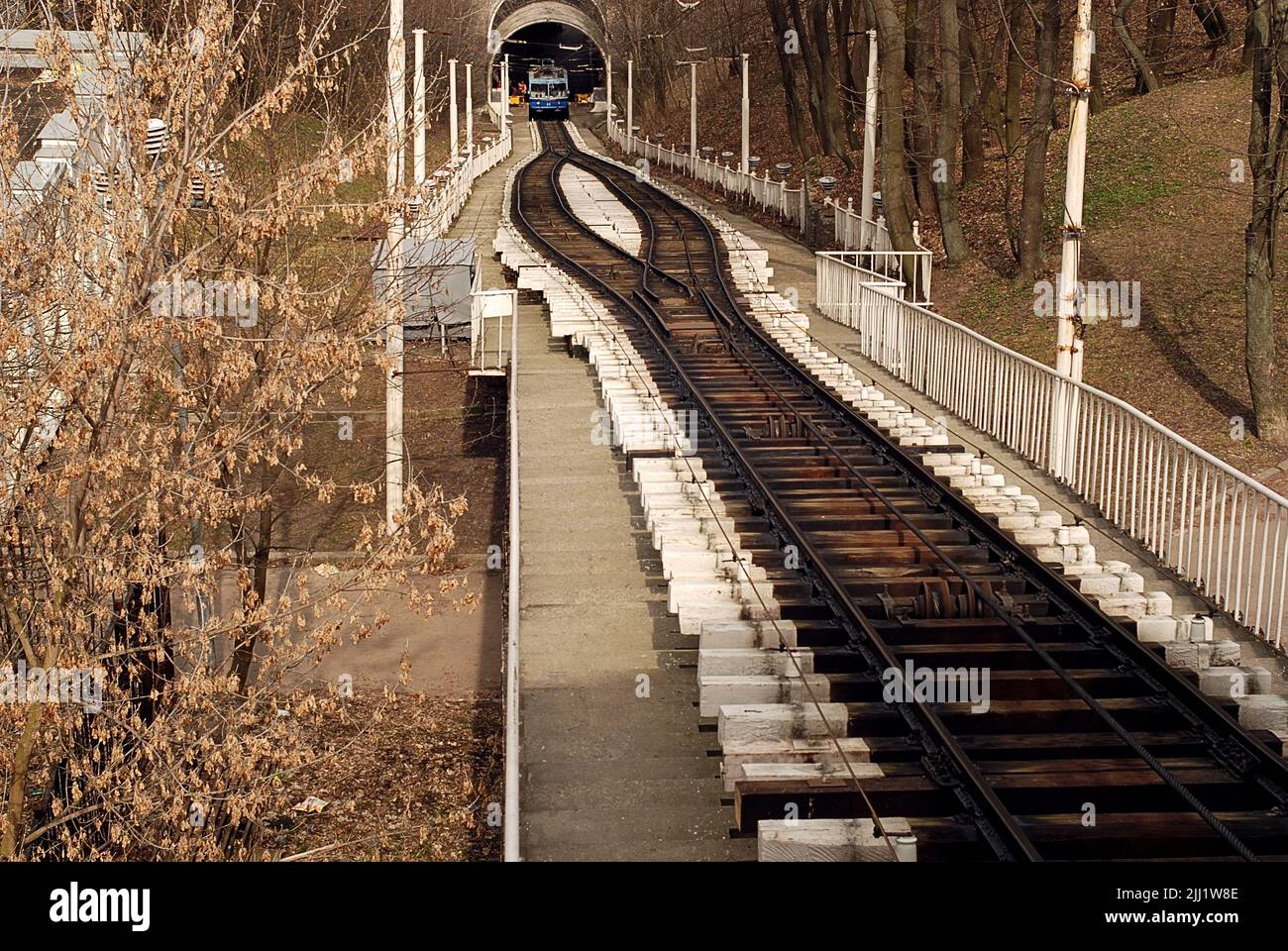 Old rack tram in city hi-res stock photography and images - Alamy