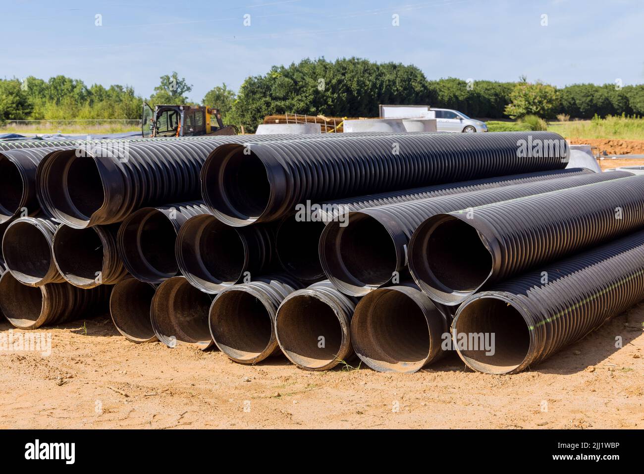 Black pvc plastic drain pipe hi-res stock photography and images - Alamy