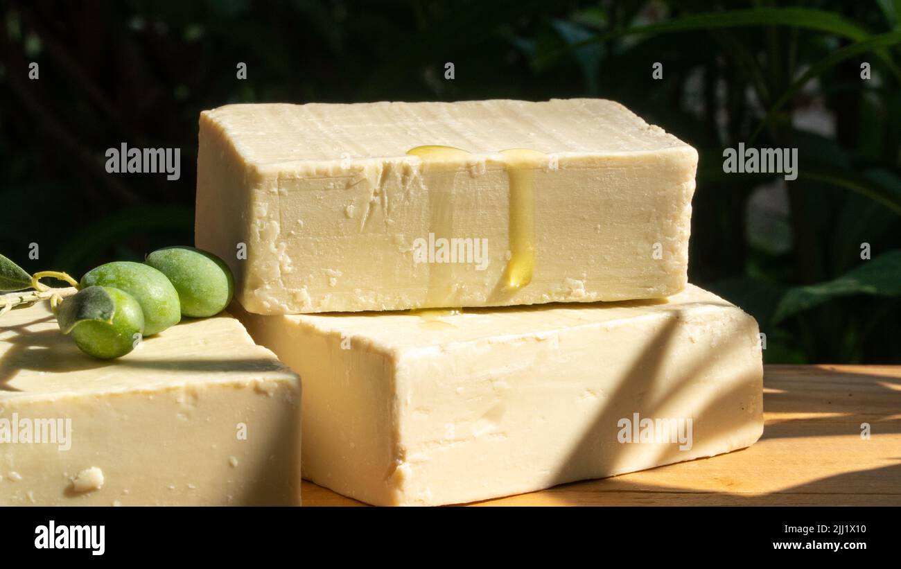 Natural Olive oil soap. Organic handmade soap bars with olive branch ...