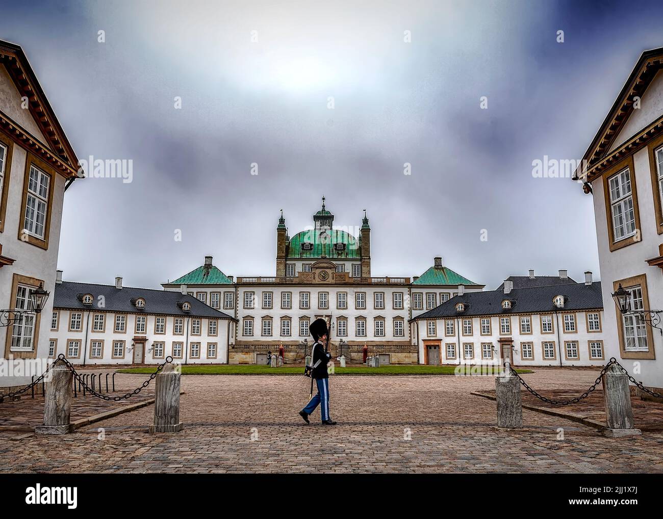 A front view of Frederiksborg Castle, Hillerod, Denmark Stock Photo - Alamy