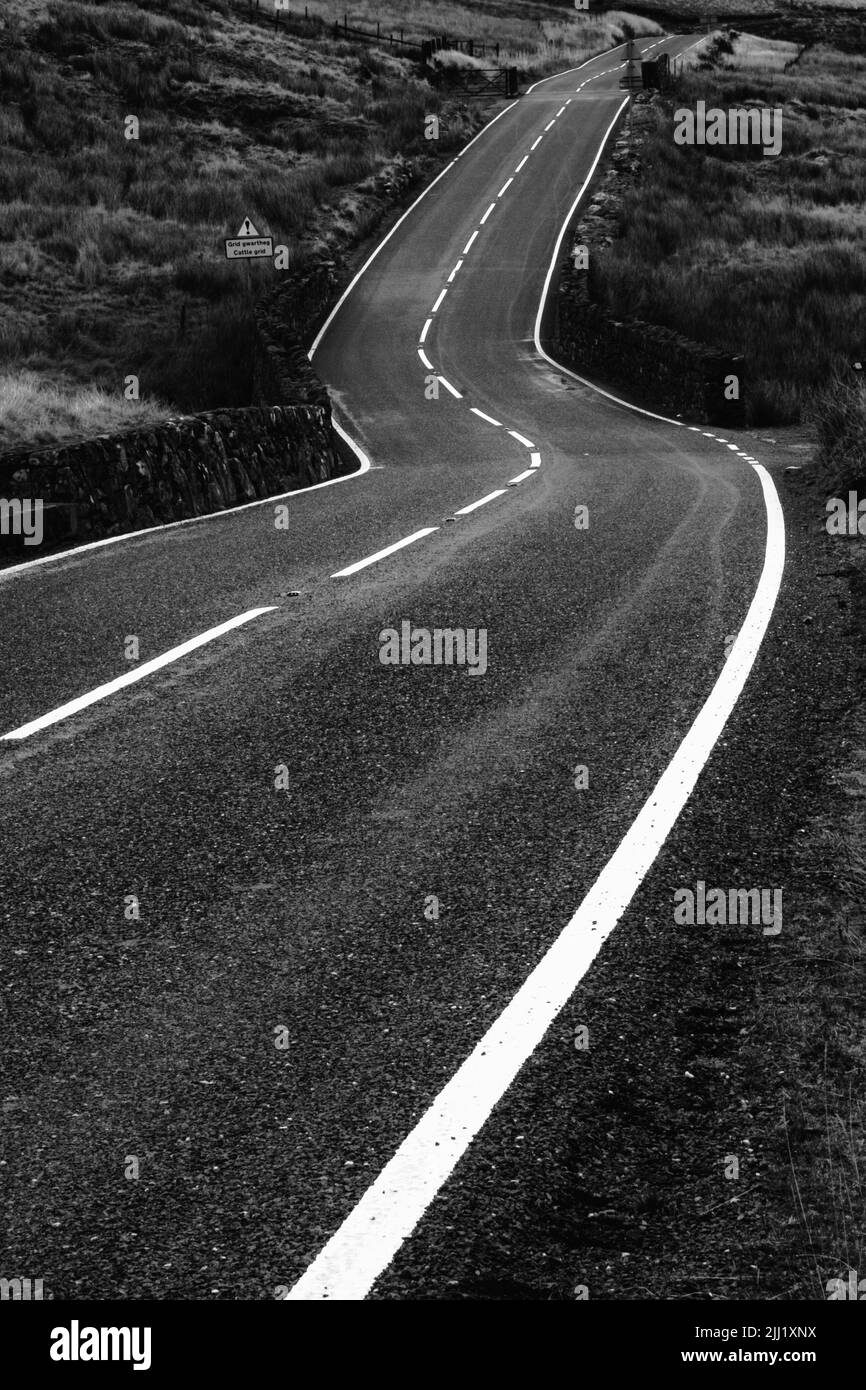 Welsh mountain background Black and White Stock Photos & Images - Alamy