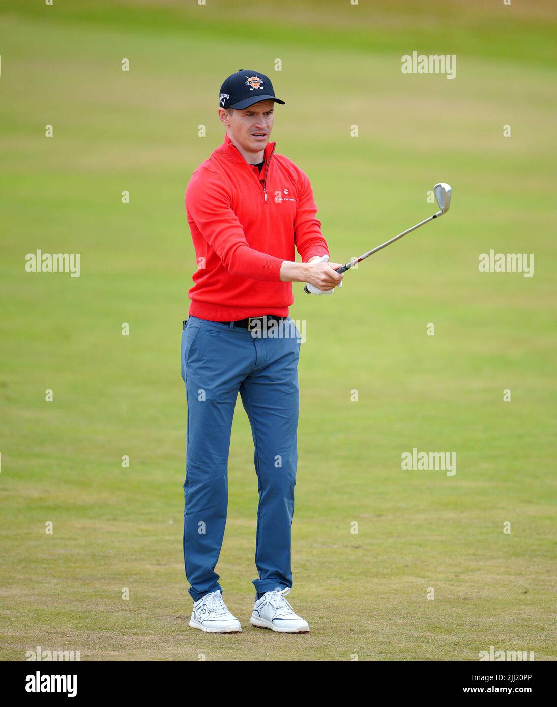 Daan Huizing on the first during day two of of the Cazoo Open at the ...