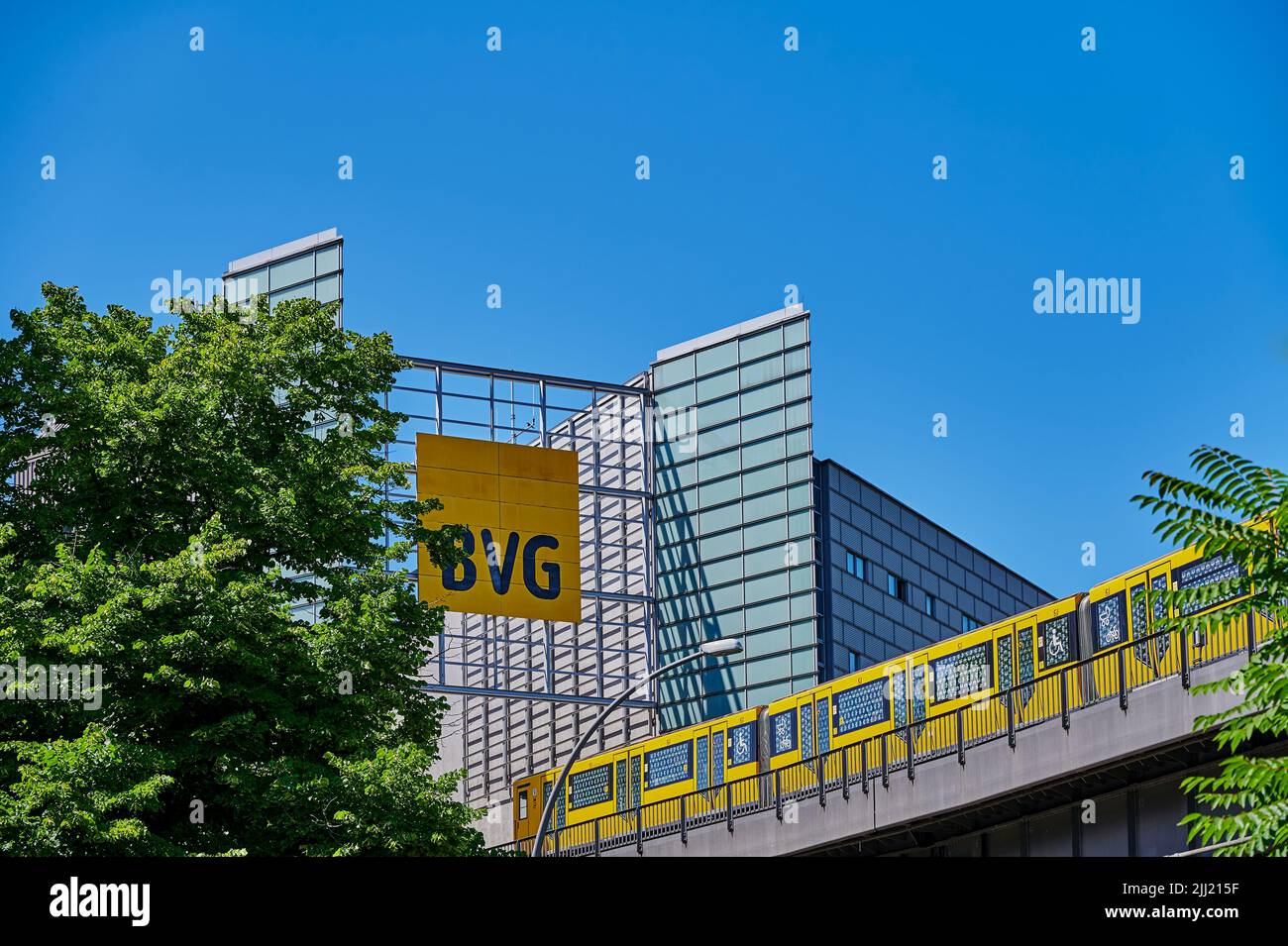 Berlin, Germany - July 17, 2022: View to a metro train operated by ...