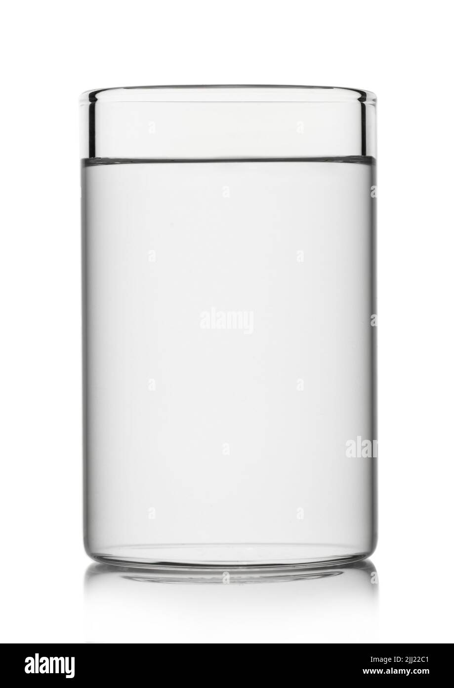 Mineral still water in highball glass on white Stock Photo - Alamy