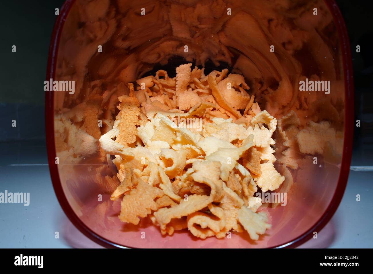 Cheese crackers, chips made from cheese Stock Photo - Alamy