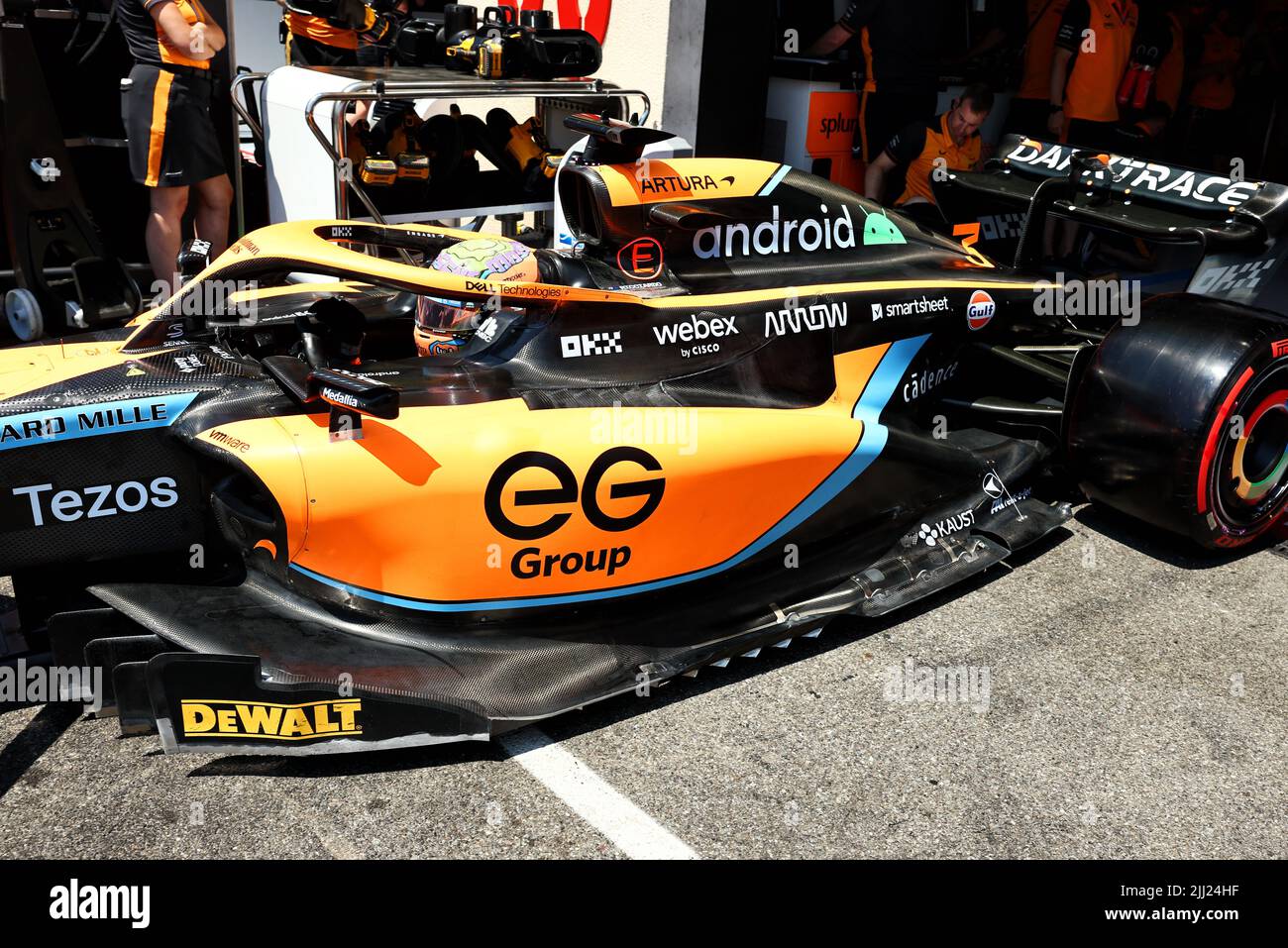 Daniel Ricciardo (AUS) McLaren MCL36. 22.07.2022. Formula 1 World ...