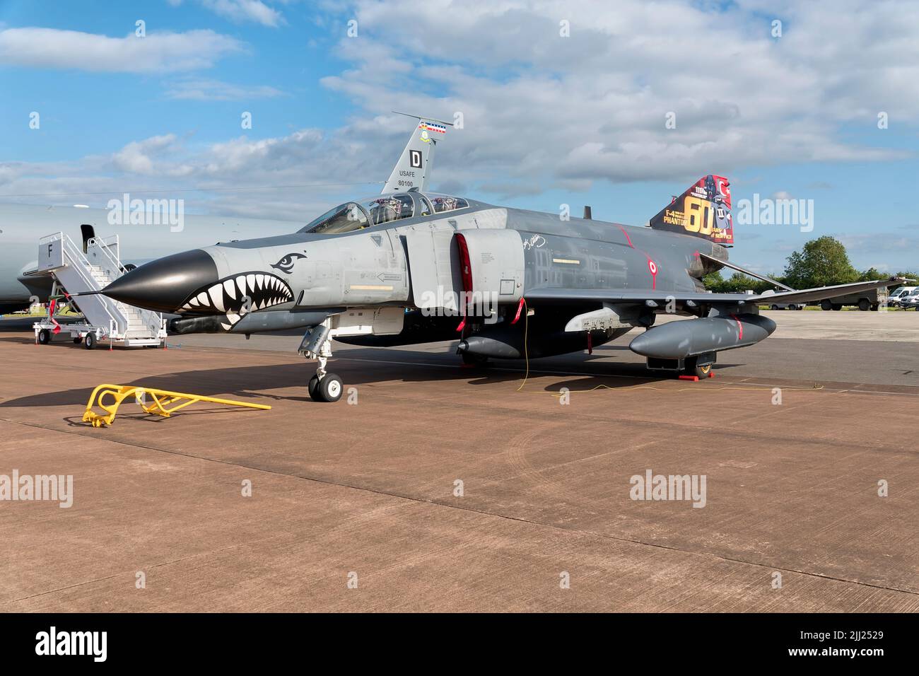 RAF Fairford, Gloucestershire, UK - July 20 2019: Turkish Air Force F ...