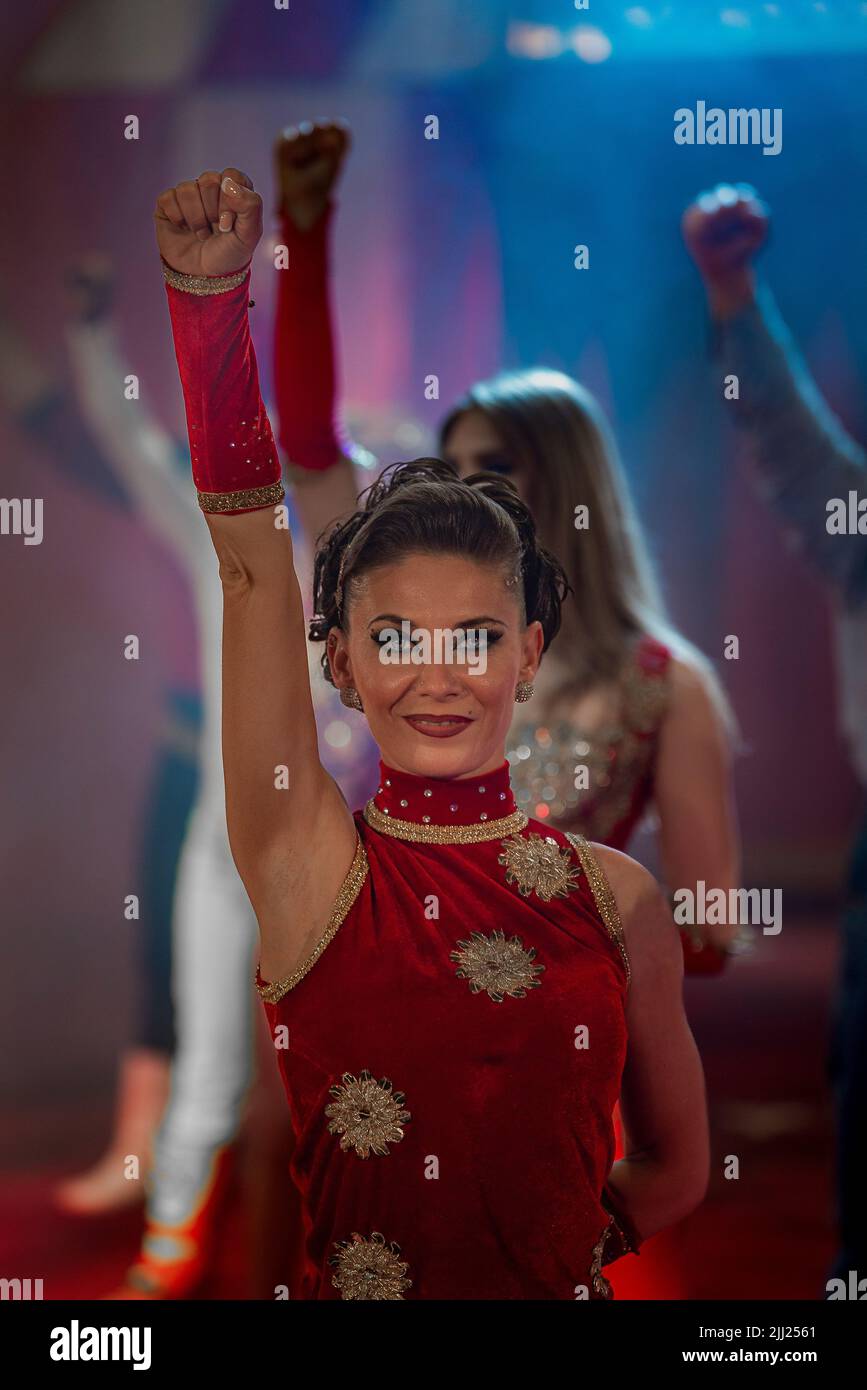 Female circus performer hi-res stock photography and images - Alamy