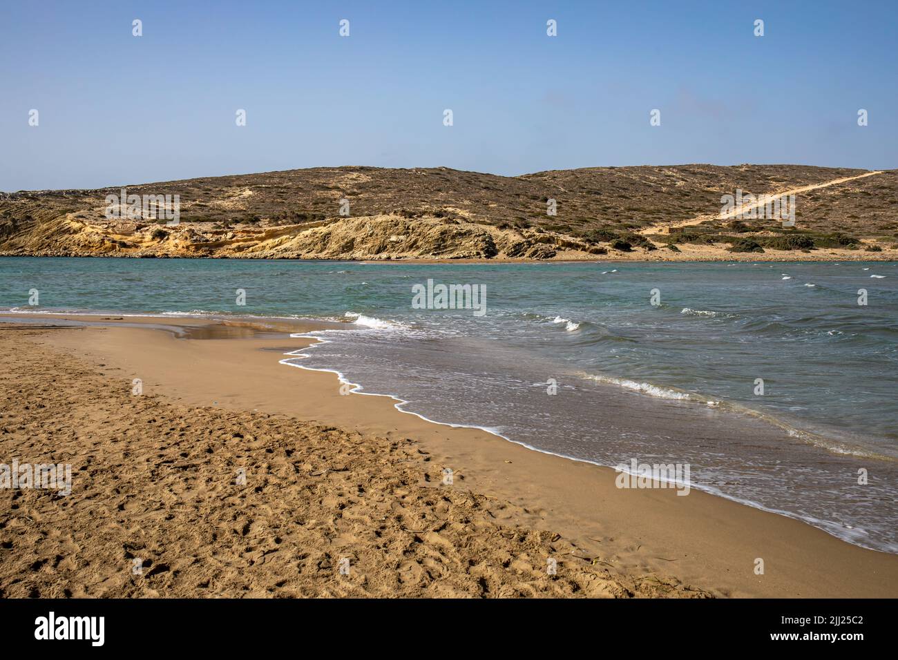 Macheria beach on Rhodos island, Dodecanese Stock Photo - Alamy