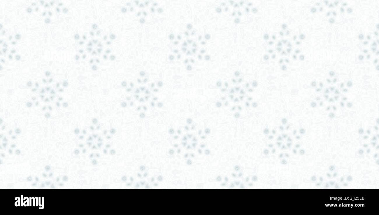 Soft ice blue snow flake border pattern background. Simple minimal ...