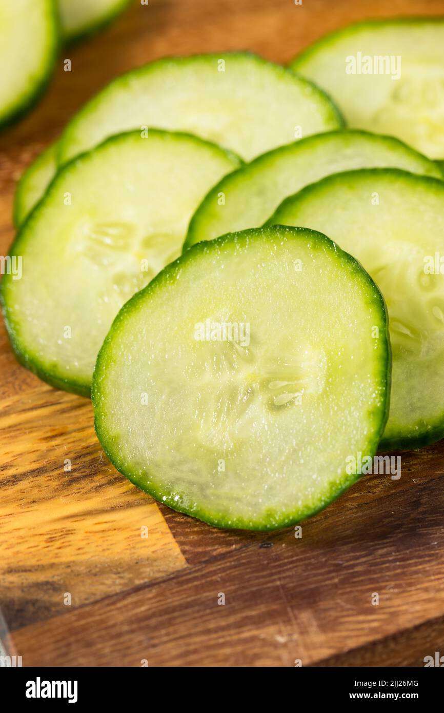 Food fresh sliced cucumbers hi-res stock photography and images - Alamy