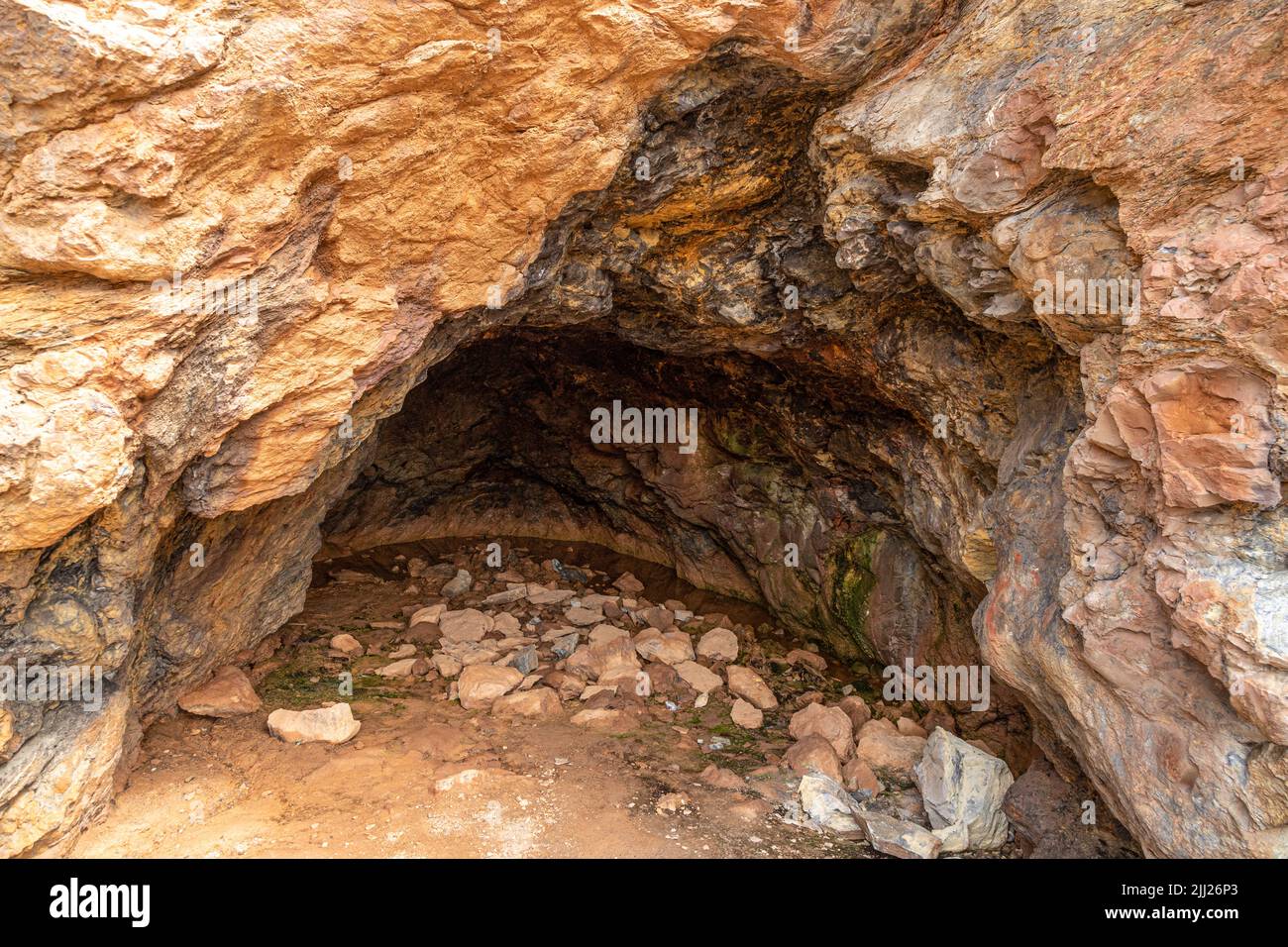 Parys Mountain open cast copper mine, Anglesey, North Wales Stock Photo ...