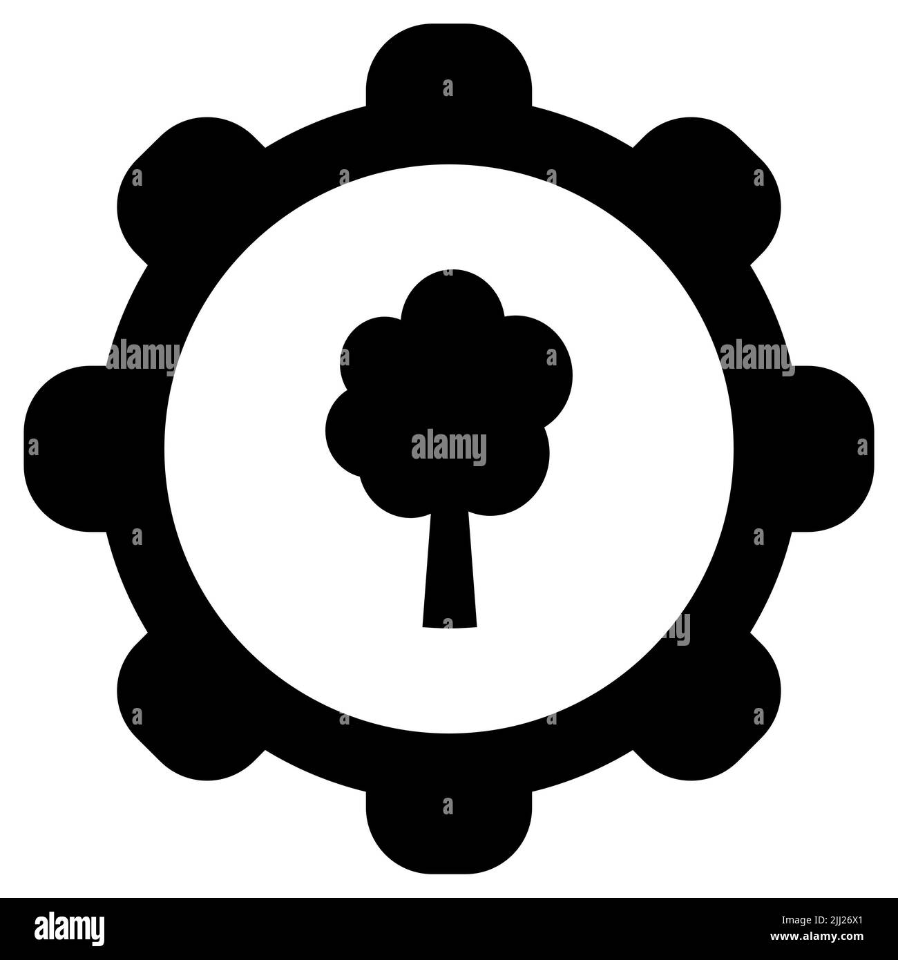 Tree and wheel Stock Photo - Alamy