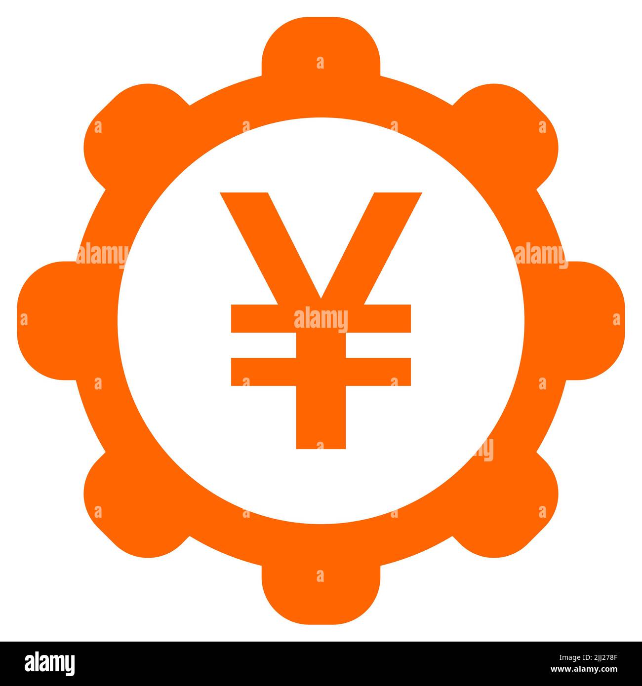 Yen and wheel Stock Photo - Alamy