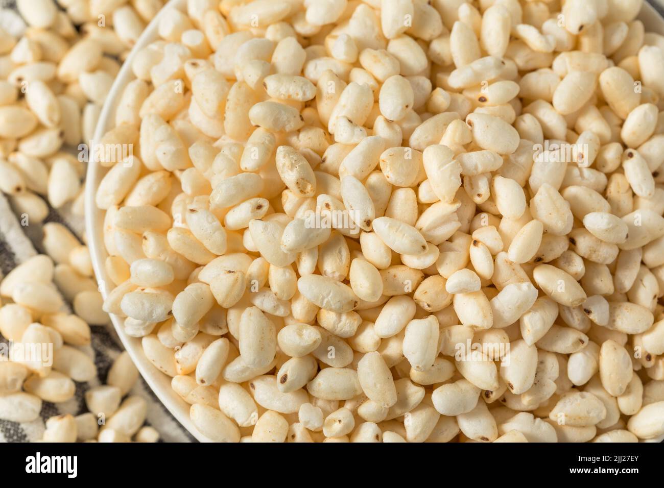 Healthy Korean Crispy Rice Snack in a Bowl Stock Photo - Alamy
