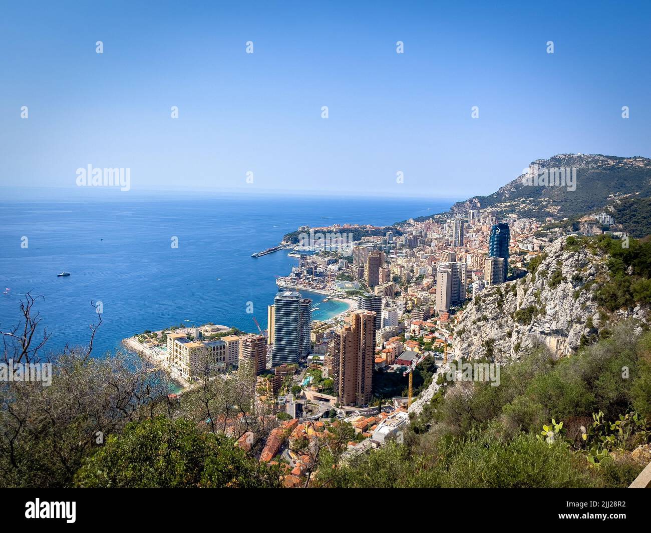 the beautiful turbulent Monaco from above Stock Photo - Alamy