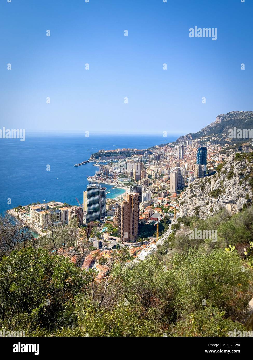 the beautiful turbulent Monaco from above Stock Photo - Alamy