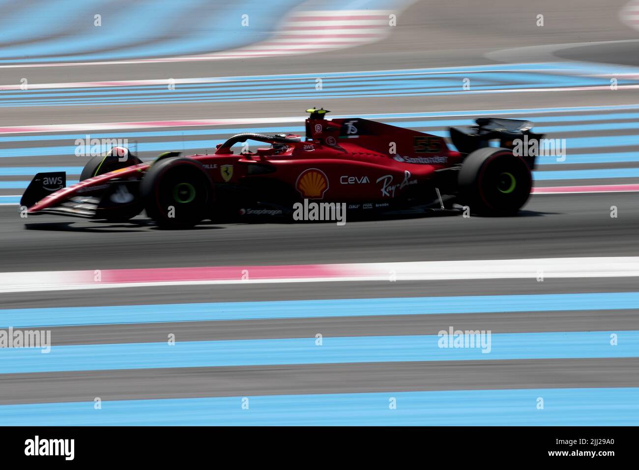 Carlos Sainz Jr (ESP) Ferrari F1-75. French Grand Prix, Friday 22nd ...