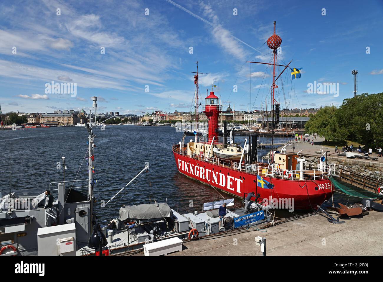 The Museum Ships, The Maritime Museum (In swedish: Sjöhistoriska) at ...