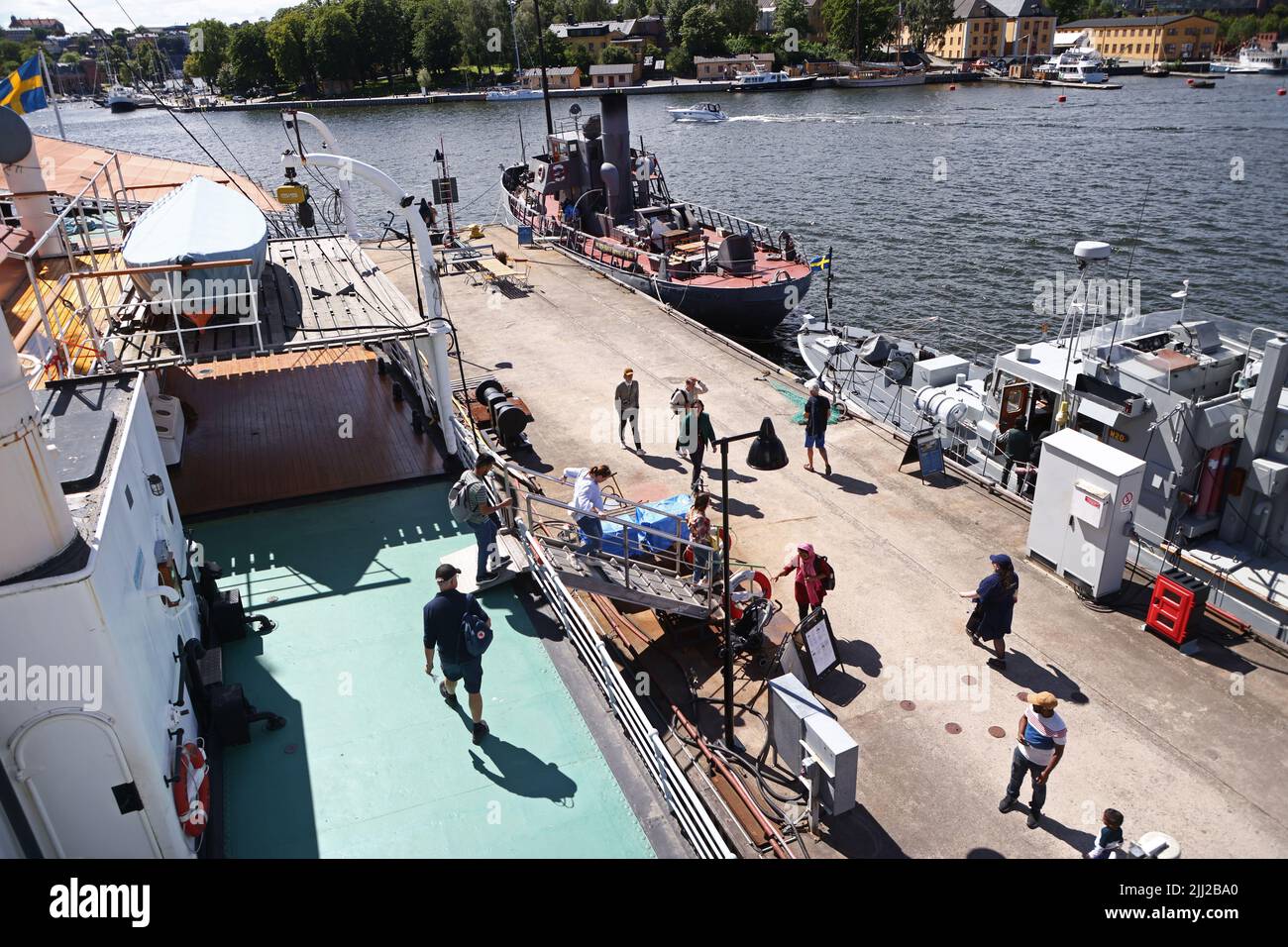 The Museum Ships, The Maritime Museum (In swedish: Sjöhistoriska) at ...