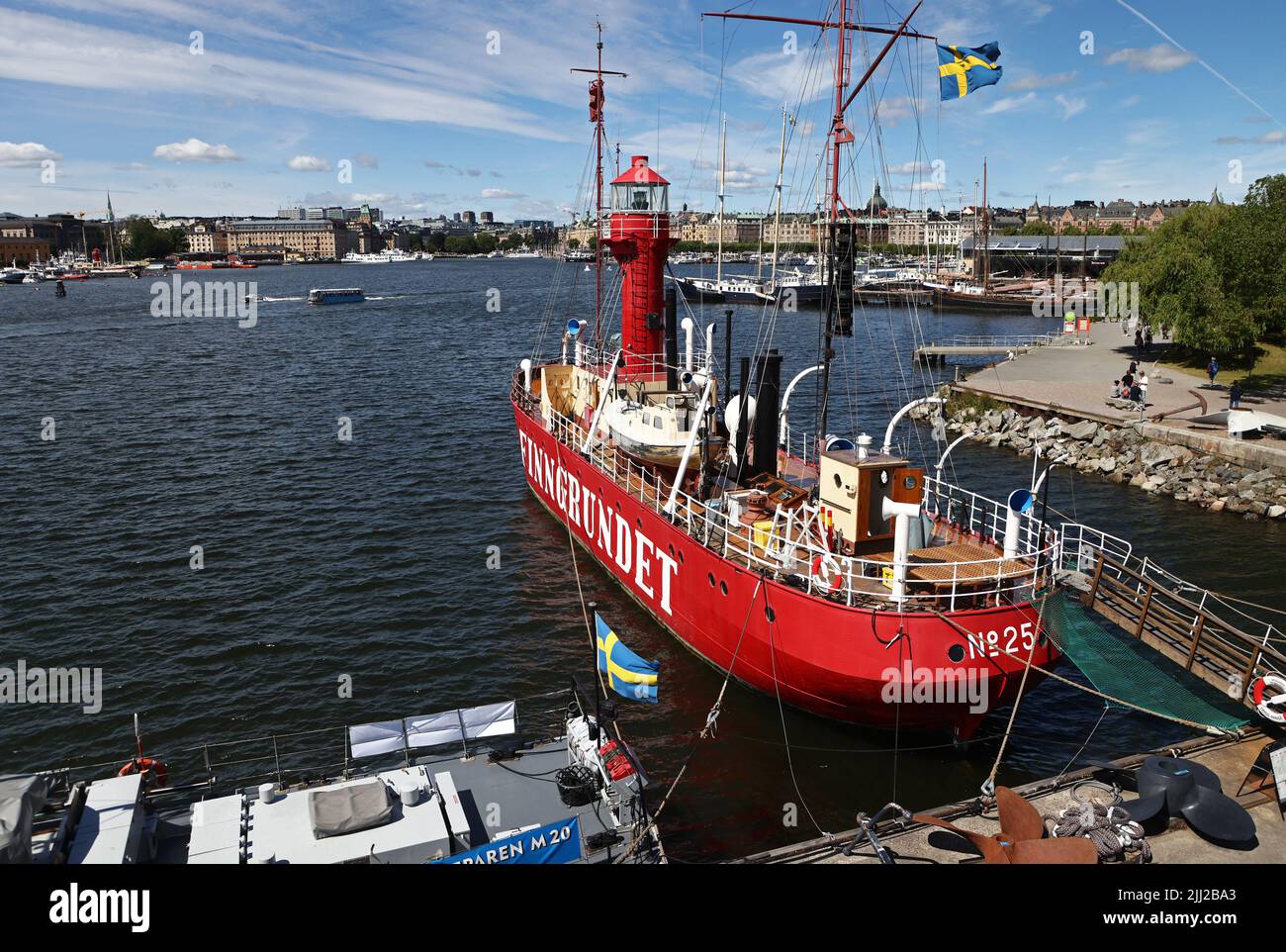 The Museum Ships, The Maritime Museum (In swedish: Sjöhistoriska) at ...