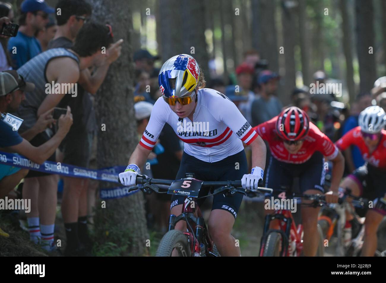 Vallnord, Andorra . July 17 2022 . UCI Mountain Bike World Cup 2022 ...