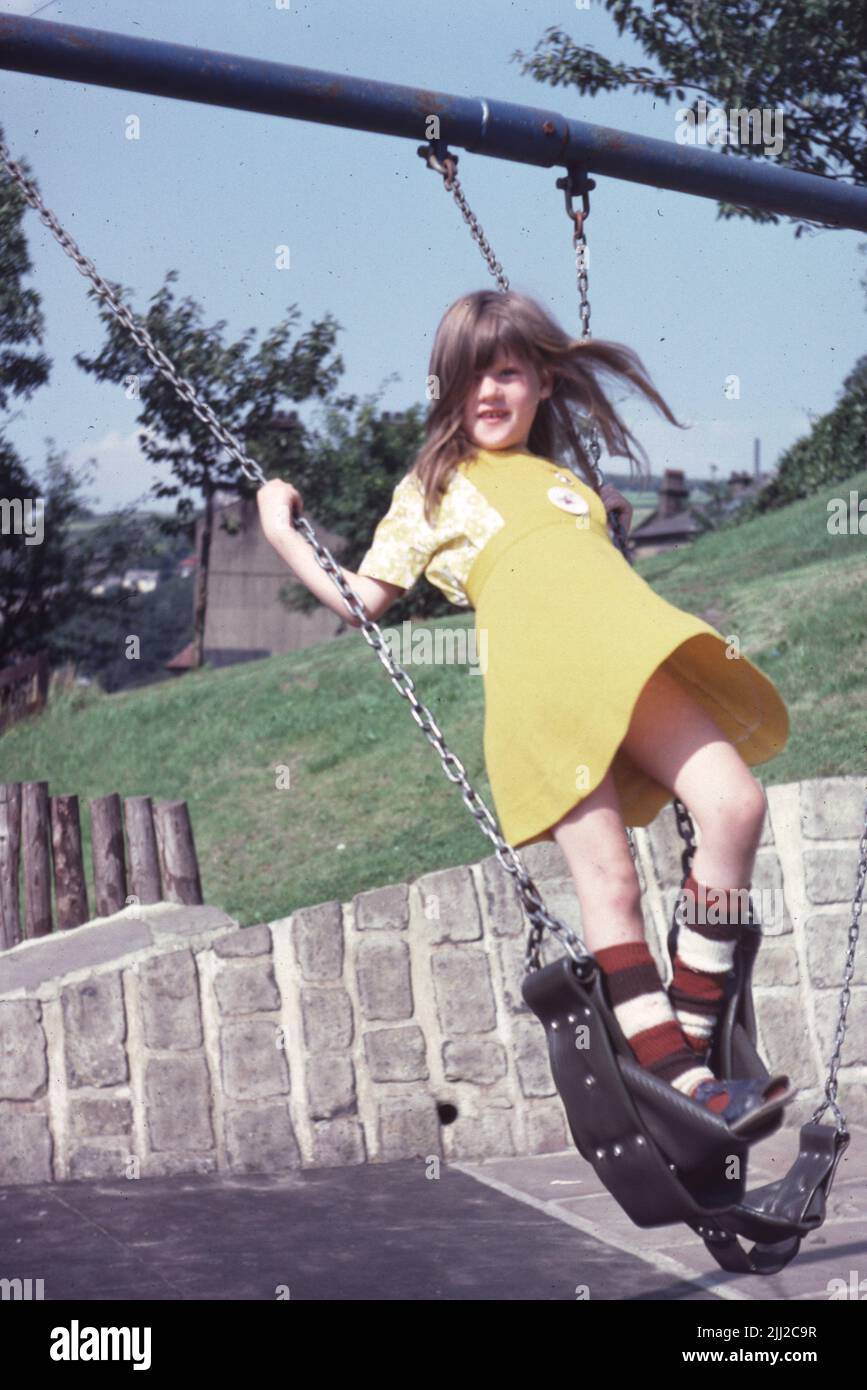 Playground 1970s hi-res stock photography and images - Alamy