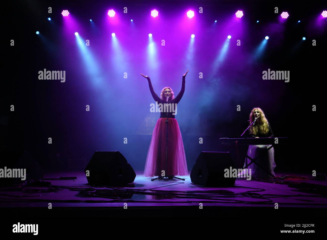 Odessa, Ukraine. 02nd Aug, 2021. Halya Telnyuk seen performing live on ...