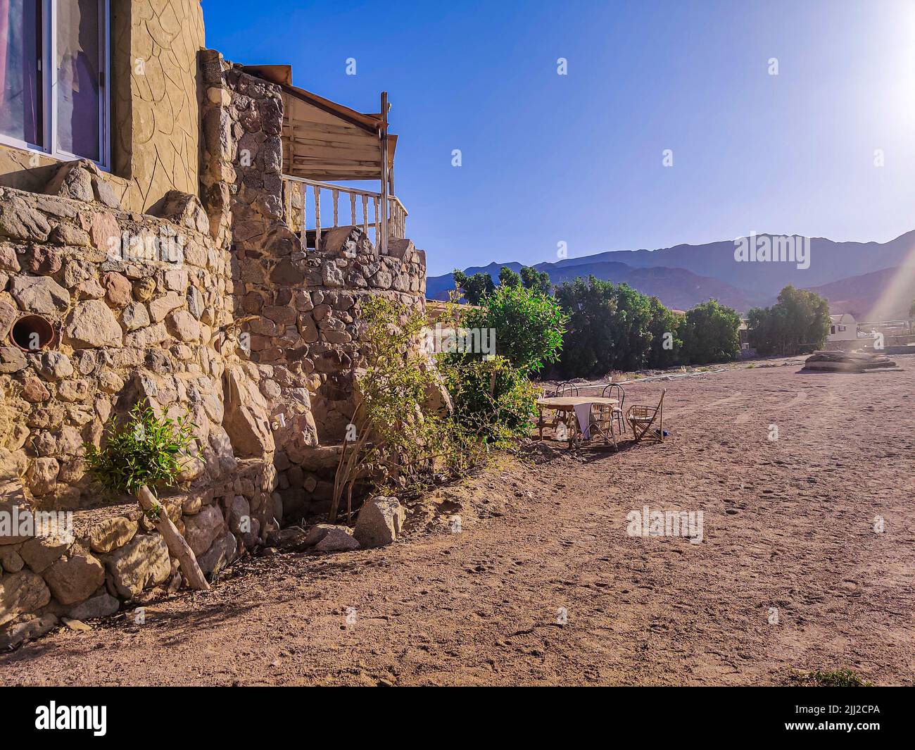 Cottage in a Bedouin Camp on the Sea in Ras Shitan in Oasis in Sinai ...