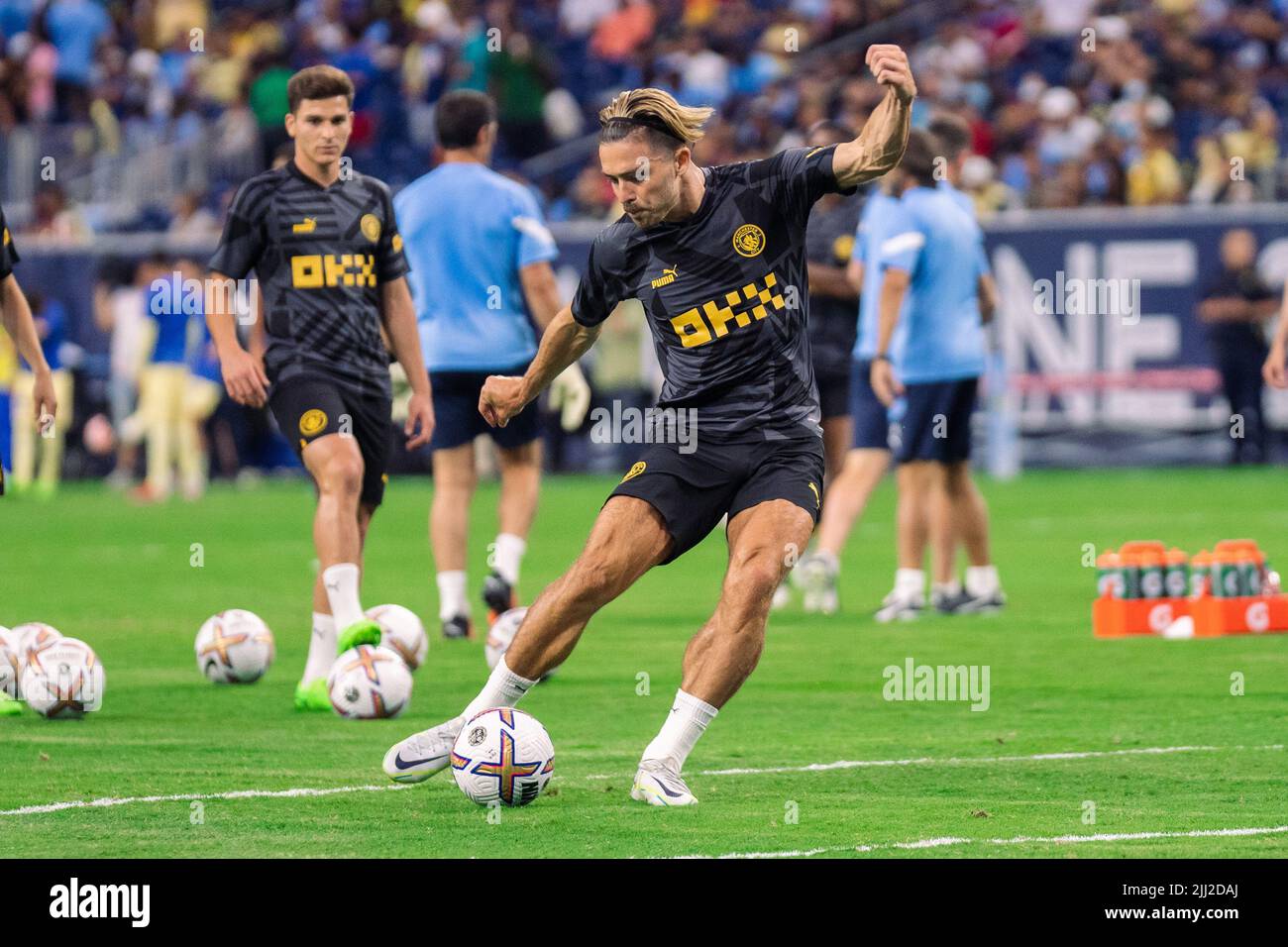 Pre-season friendly match Manchester City v Club America at NRG Stadium ...