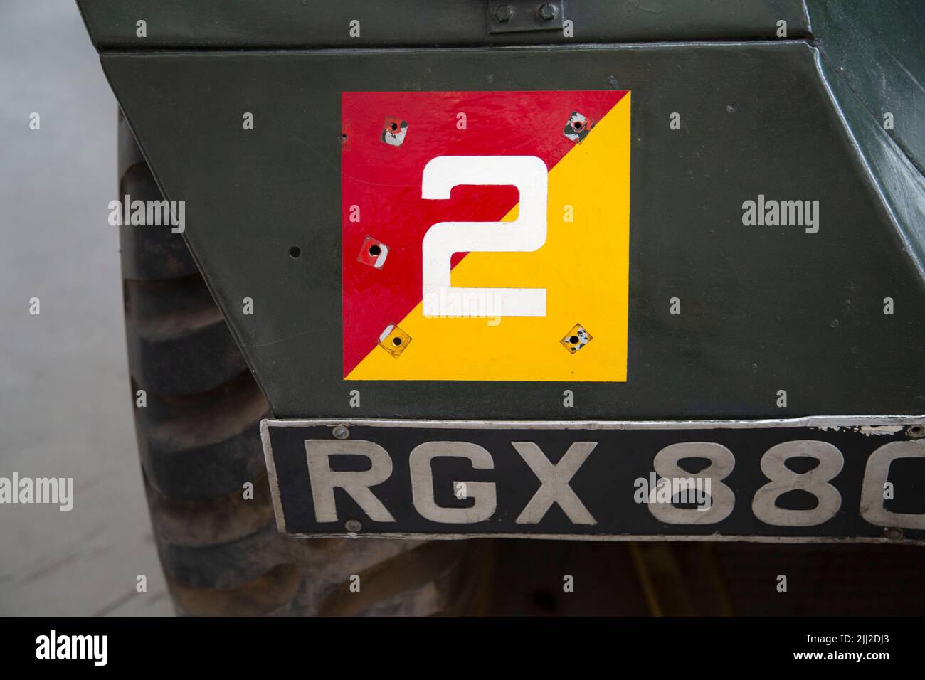 Military Vehicle Markings, Bovington Tank Museum, Dorset, UK Stock ...