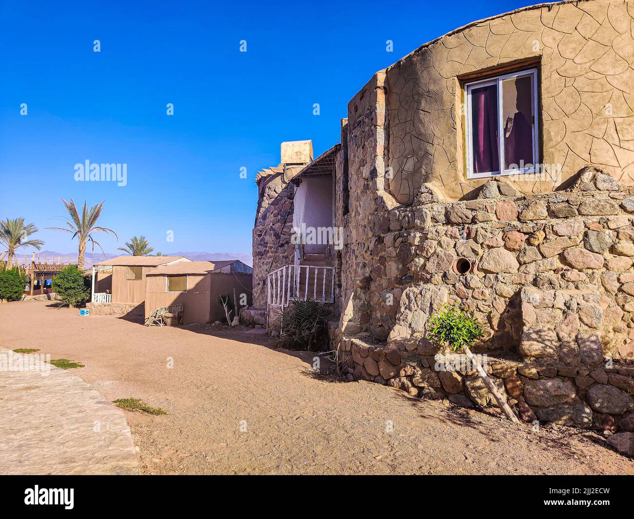 Cottage in a Bedouin Camp on the Sea in Ras Shitan in Oasis in Sinai ...