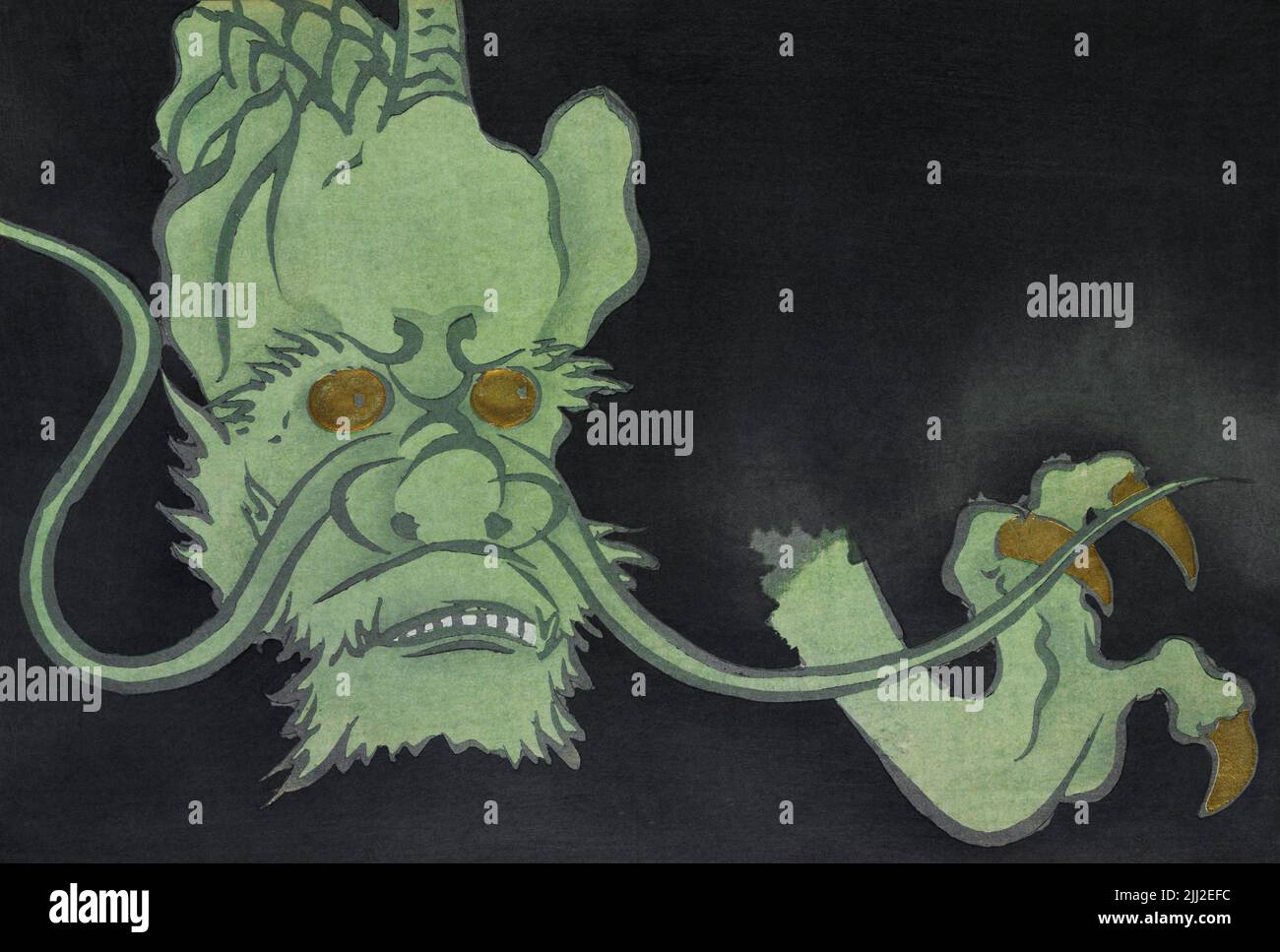 Japanese monster painting hi-res stock photography and images - Alamy
